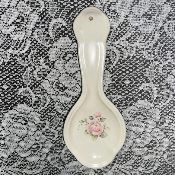 Pfaltzgraff | Kitchen | Pfaltzgraff Vintage Tea Rose Spoon Rest ...